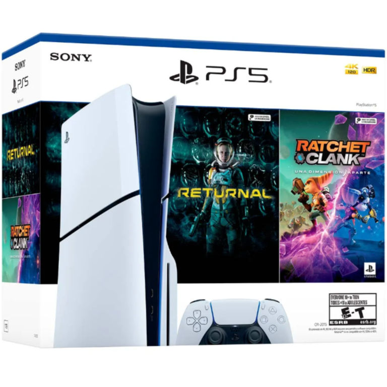 PS5 Slim Disco Bundle Ratchet Clank Rift Apart Y Returnal - CabShop